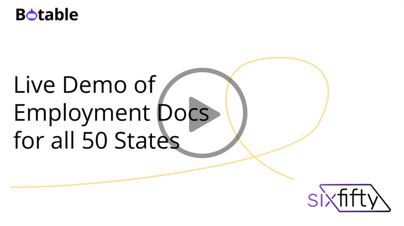 Sixfifty Webinar Live Demo Of Employment Docs